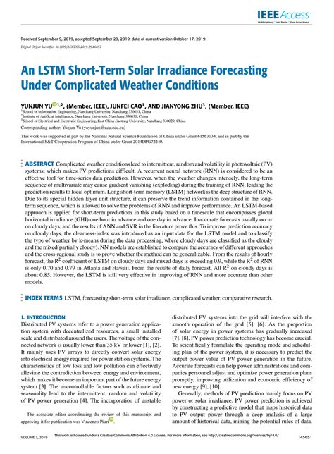 An Lstm Short Term Solar Irradiance Forecasting Under Complicated Weather Conditions 2