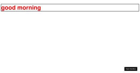 Introduction To Jsx Forked Codesandbox