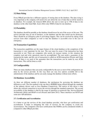CLOUD DATABASE DATABASE AS A SERVICE PDF Cloud Computing Internet