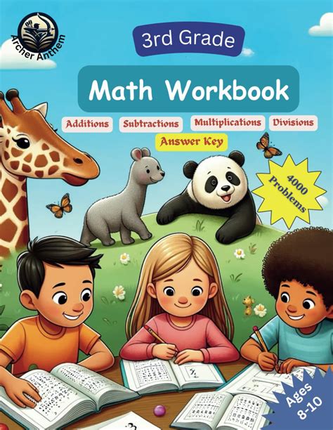 3rd Grade Math Workbook Comprehensive Practice In