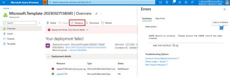 azure resource manager arm template incorrect segment lengths during