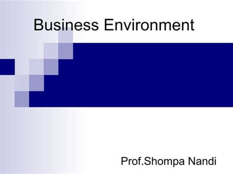 Business Environment Ppt Ppt