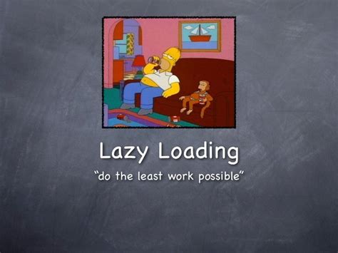 Lazy Loading Because Im Lazy