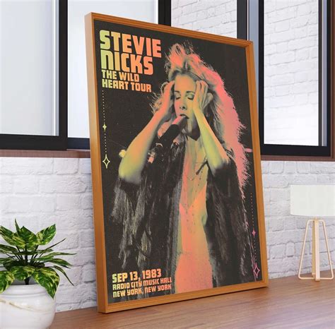 Stevie Nicks The Wild Heart Vintage Tour Poster For Sale