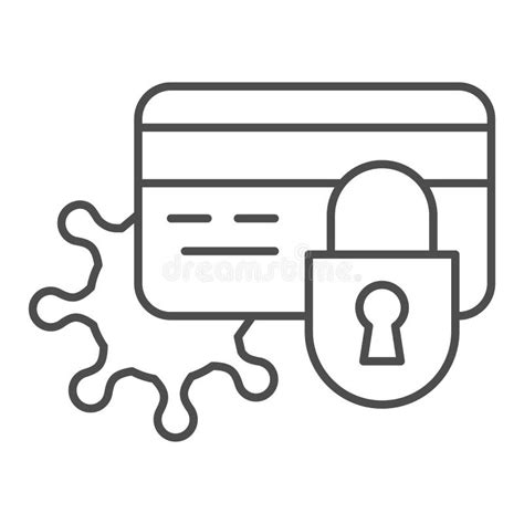 Virus Thin Line Icon Security And Internet Computer Bug Sign Vector Graphics A Linear