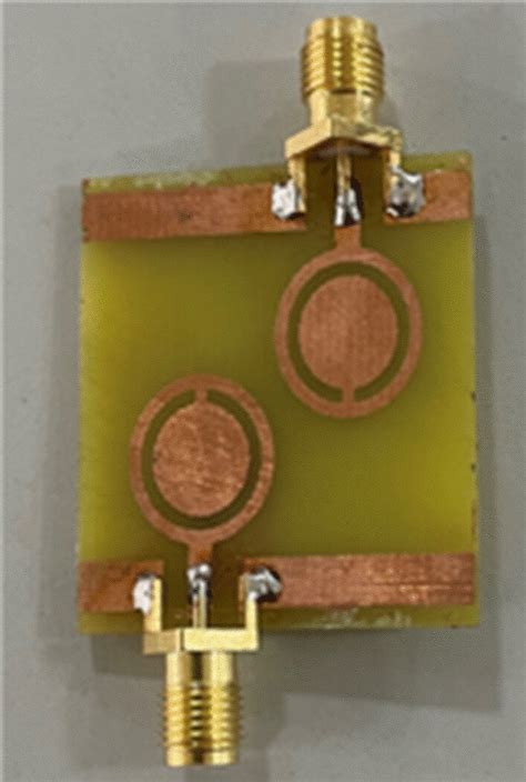 Prototype Model Of The Proposed Two Port Mimo Antenna Download Scientific Diagram