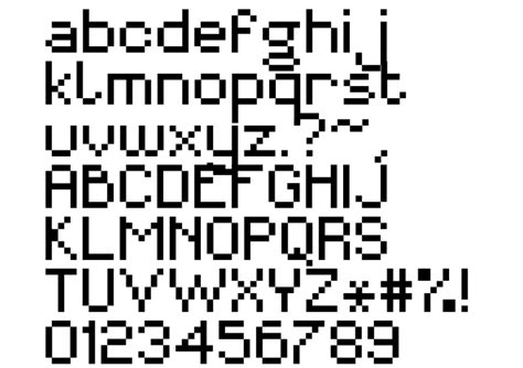 Symbols Bit Font Free Download