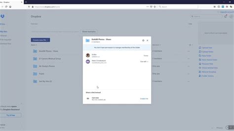 Dropbox Share Link Tutorial Youtube