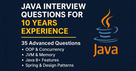 Top 25 Java Interview Questions For 3 Years Experience Expert Answers