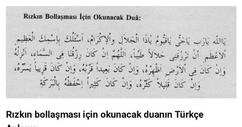 Şİfa Ayetlerİ Ve Dualari Rızık Bollaşması İçin Okunacak Dua
