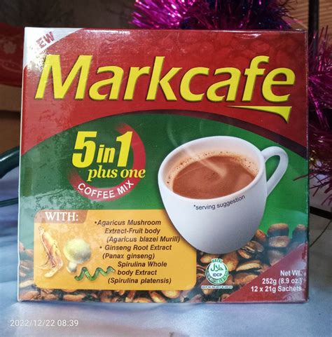 Markcafe 5 In 1 Plus One Coffee Mix 12 X 21g Sachets Lazada Ph