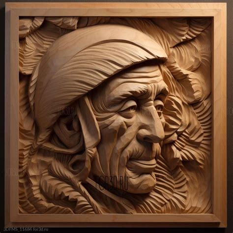 bob bergen 1 3d stl model for cnc