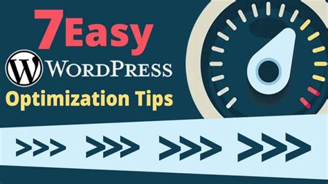 7 Easy Wordpress Optimization Tips Online Sales Guide Tips