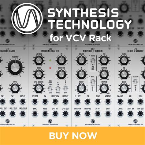 Synthesis Technology For Vcv Rack Page 4 Announcements Vcv Community