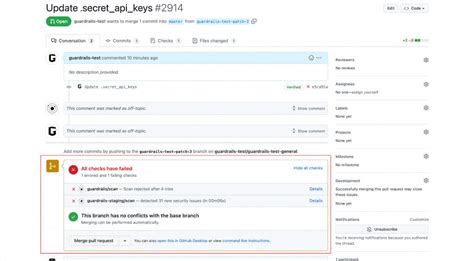 Hide Github Checks On Public Repositories Guardrails