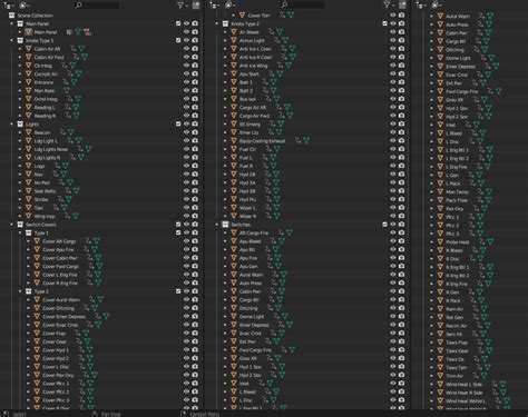 Airbus A220 Cockpit Overhead Animated Low Poly 3d Model By