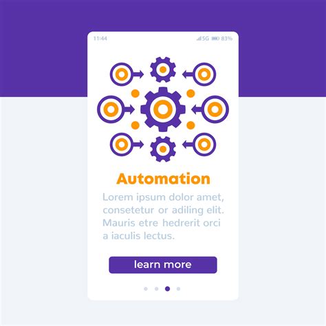 Automation Vector Banner With Icon 36002941 Vector Art At Vecteezy