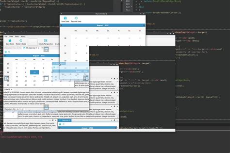 Main Window Shows Frame Buffer Artifacts When Moving A Dock Widget Across Floating Dock Widget