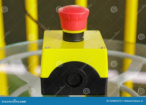 Device For Activating A System Stock Image Image Of Yellow Device