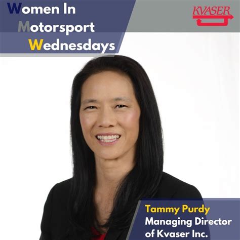 Were Proud To See Tammy Purdy On The Women In Motorsport List By