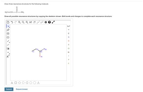 Solved Draw Three Resonance Structures For The Following