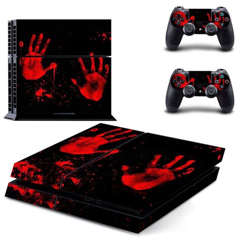 Наклейка на кожу рук с кровью для PS4 Playstation 4 Console Controller ...