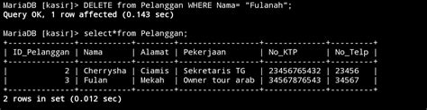 Perintah Dml Sql Pada Aplikasi Termux