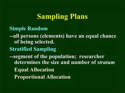 Ppt Sampling Plans Powerpoint Presentation Free Download Id1080245