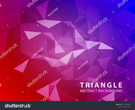 Vector Modern Abstract Triangular Background Vector Stock Vector