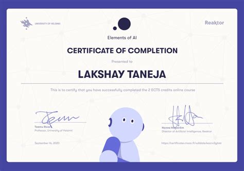 Lakshay Taneja On Linkedin Elementsofai Artificialintelliegence