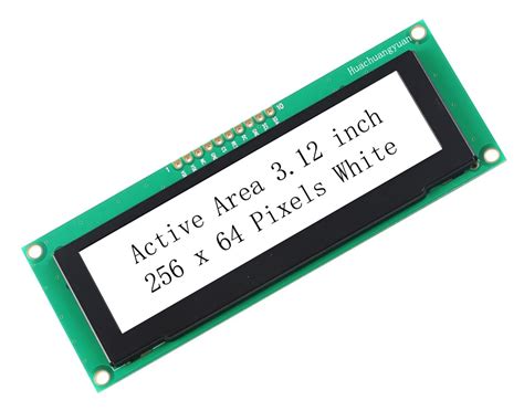 flexible monochrome 3 12 inch oled module with spi interface 256x64