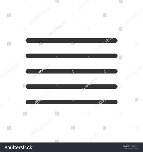 Text Alignment Text Align Justify Line Stock Vector Royalty Free Shutterstock