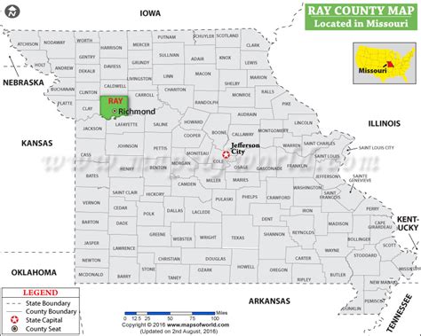 Ray County Missouri Map
