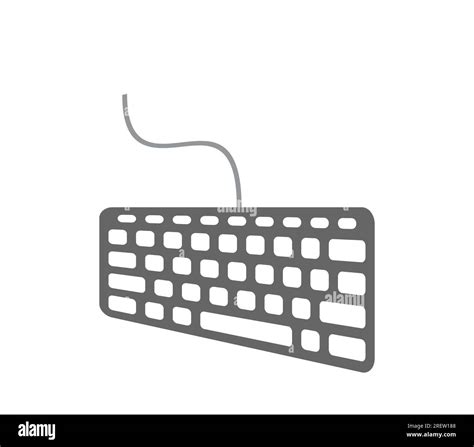 Laptop Notebook Keyboard Typing Stock Vector Images Alamy