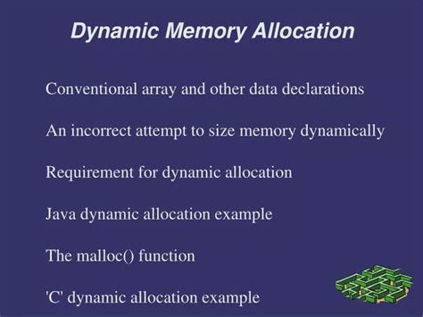 PPT Dynamic Memory Allocation PowerPoint Presentation Free Download ID