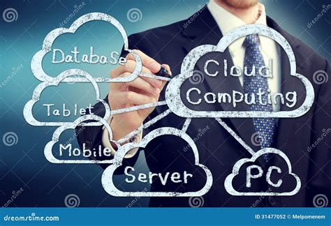 Cloud Computing Concept Stock Photo Image Of Chart Connection 31477052