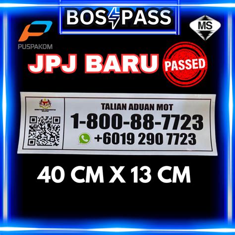 Baru Lorry Sticker Talian Aduan Mot Hotline Mot Hotline Complain