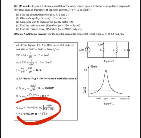 Solved Q Marks Figure Shows A Parallel RLC Chegg
