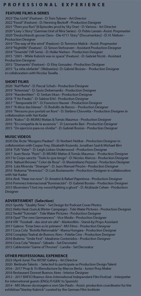 Cv And Contact — Isabelle Siegrist