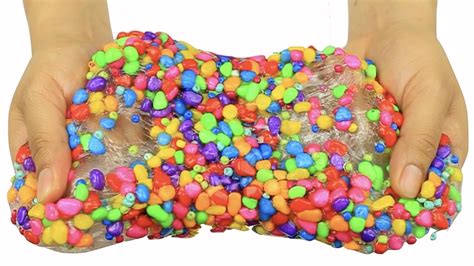 Diy Fishbowl Slime Diy Crunchy Slime With Pebbles No Borax No Liquid