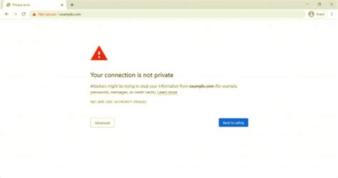 how to fix the private connection error message ppwp