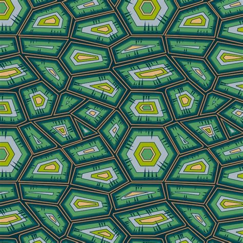 Free Vector Hand Drawn Turtle Shell Pattern