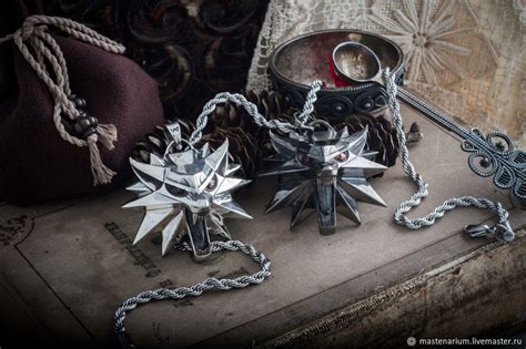 Full-size Witcher Amulet with witcher signs – купить на Ярмарке ...