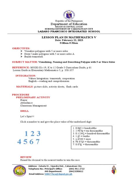 Lp Polygons Grade 5 Pdf