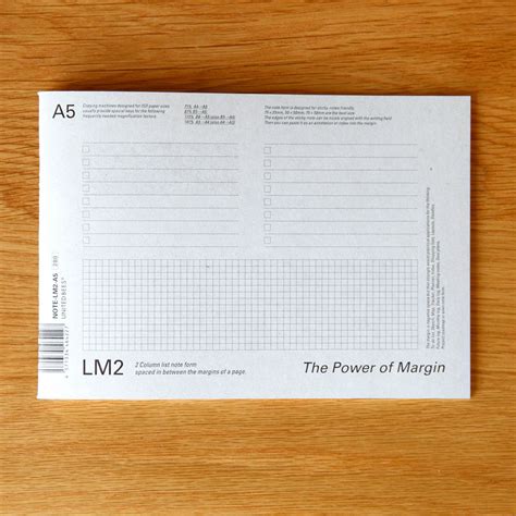 The Power Of Margin Notebook On Behance