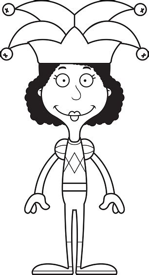 말풍선이 있는 즐거운 시간을 보내면서 웃는 어릿광대 여자 2015년에 대한 스톡 벡터 아트 및 기타 이미지 2015년 만화 명랑한 Istock