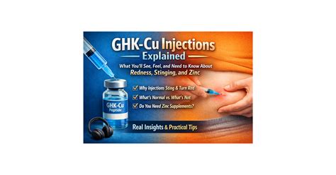 Ghk Cu Injections Explained What Youll See Feel And Need To Know