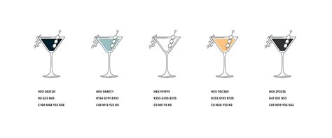 Cocktail Map Design Trifold Menu Design Project Behance