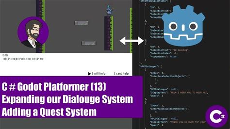 C Godot Platformer 13 Expanding Our Dialog System Adding In A Quest