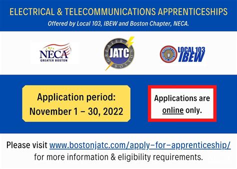 Boston JATC 103 on Twitter: "We will be accepting applications next ...